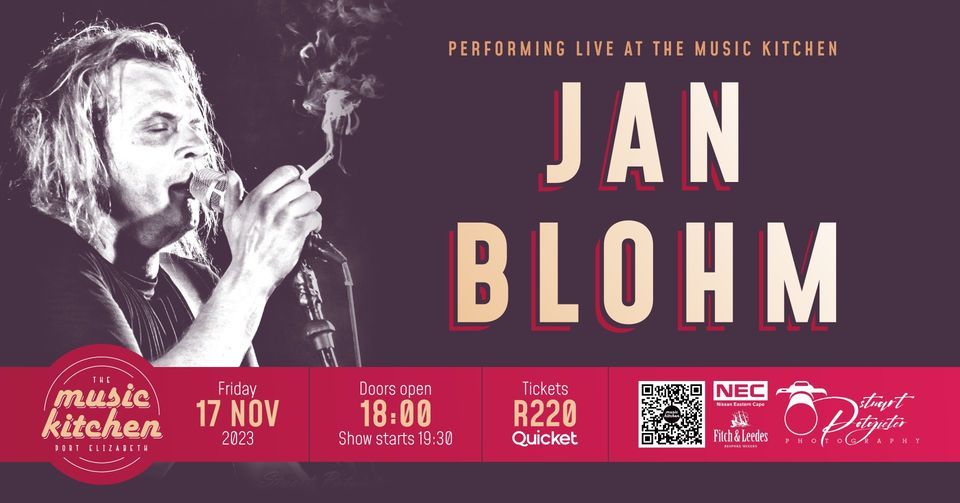 Jan Blohm live at The Music Kitchen Fri 17th Nov 2023, The Music ...