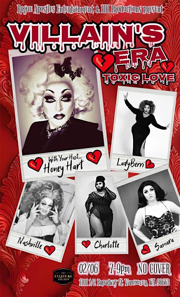 Villains Era: Toxic Love Edition, UnderBar, Vancouver, 6 February 2026 ...
