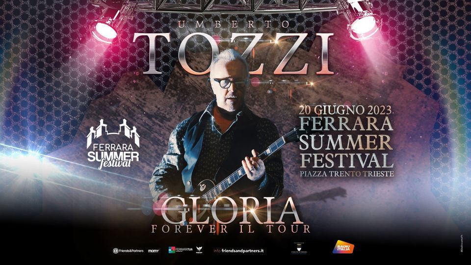 UMBERTO TOZZI - Ferrara Summer Festival, Ferrara Summer Festival, 20 ...