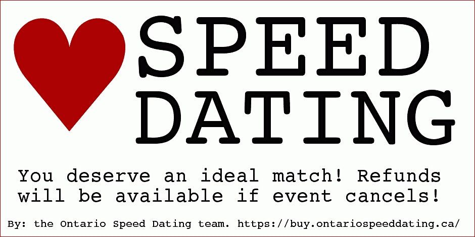 Speed Dating In Swiss Chalet Oakville (for Ages 30-50) - No App Needed ...
