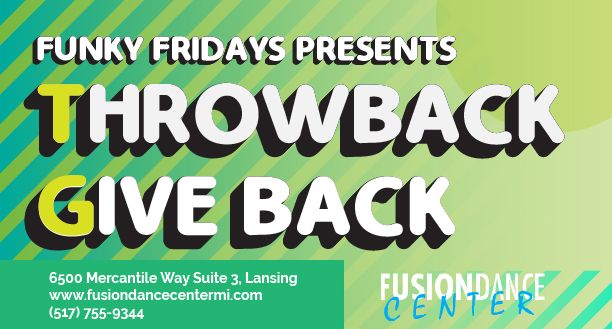 FDC Funky Fridays Presents Throwback Give Back, Fusion Dance Center ...