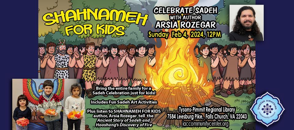 Shahnameh For Kids Sadeh Celebration, Tysons-Pimmit Regional Library ...