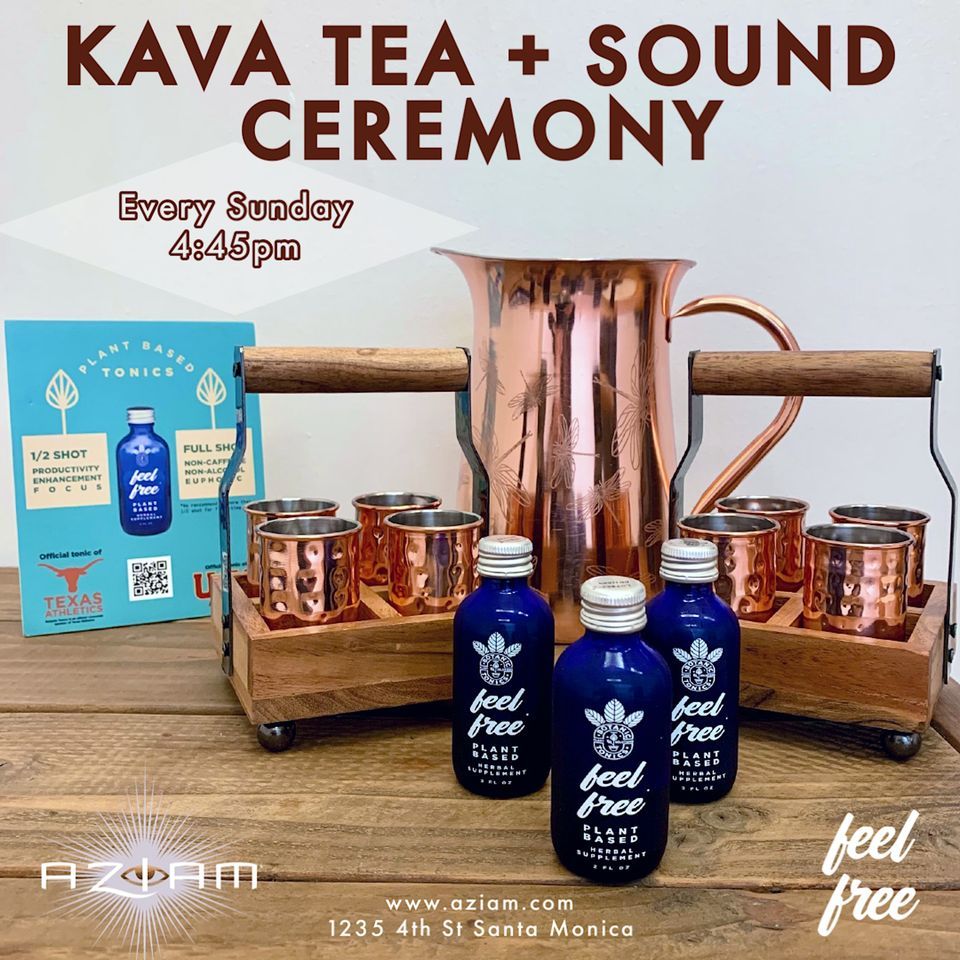 Kava Tea + Sound Ceremony, 1235 4th St,Santa Monica,90404,US, June 25 ...
