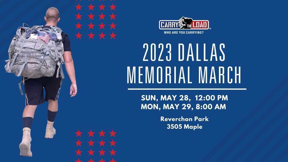 Dallas Memorial March , Reverchon Park, Richardson, 28 May to 29 May ...