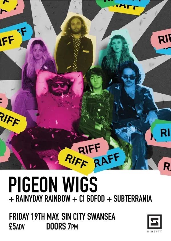 Sin City - Subterrania supporting Pigeon Wigs, Sin City Swansea, 19 May ...