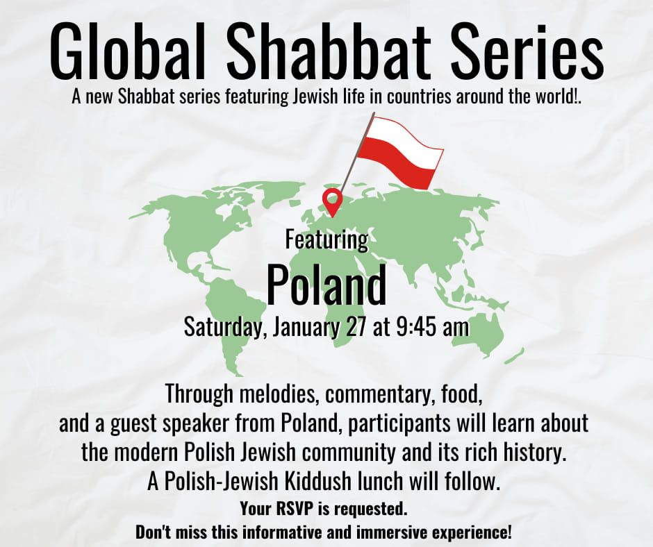 Poland Shabbat, Rodef Shalom - Levy Hall, Pittsburgh, 27 January 2024 ...