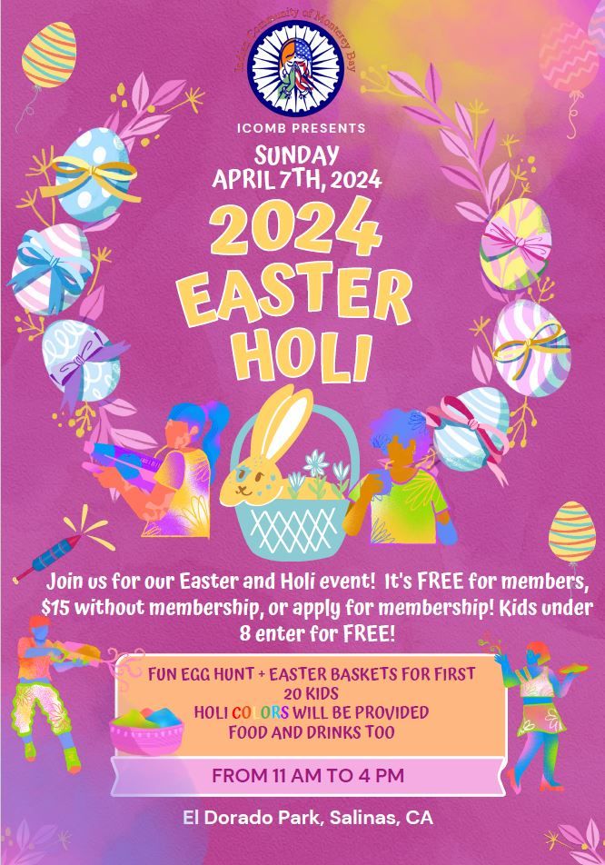 EASTER & HOLI 2024, El Dorado Park, Salinas, 7 April 2024 | AllEvents.in