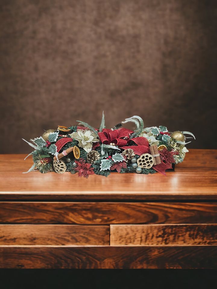 Luxurious Christmas Centrepiece, Evergreen Silk Plants, Drogheda, 10 ...