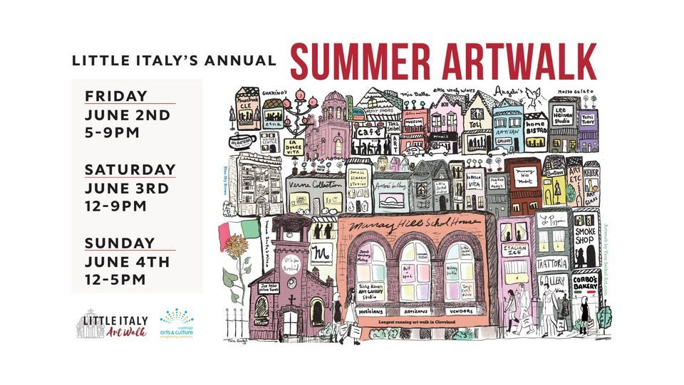 Little Italy Summer ArtWalk, Little Italy Cle, Cleveland, 2 June to 4 ...