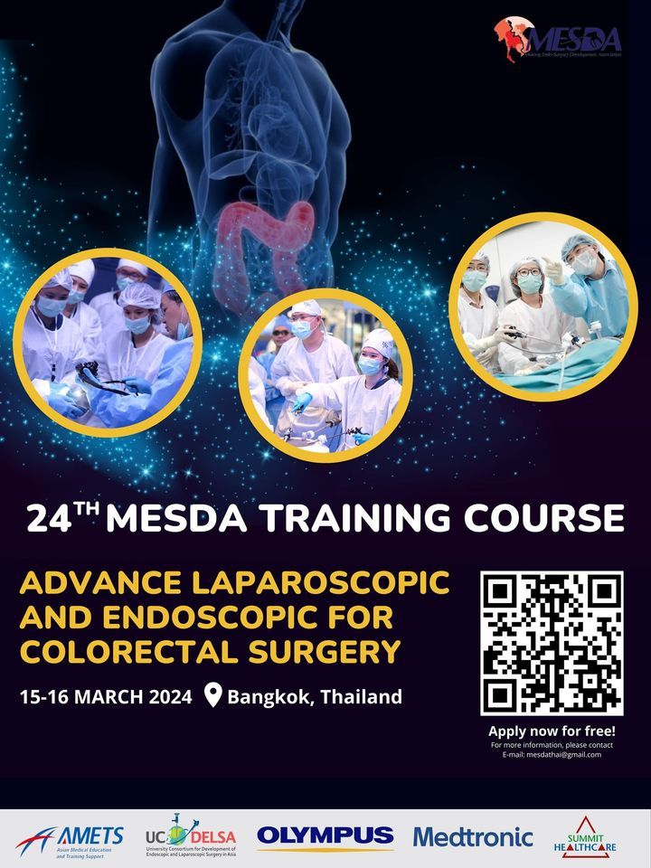 24th MESDA training course: Advance laparoscopic and endoscopic for ...