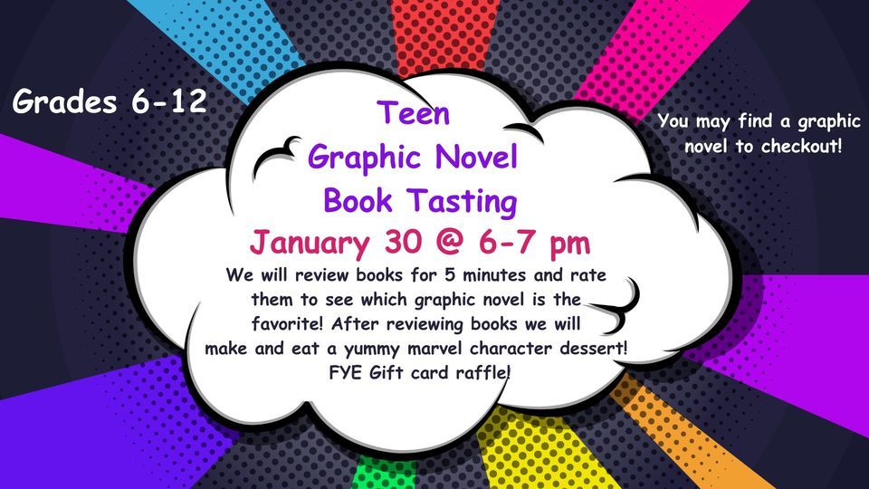 Teen Graphic Novel Book Tasting Gr 6-12, Marian Sutherland Kirby ...