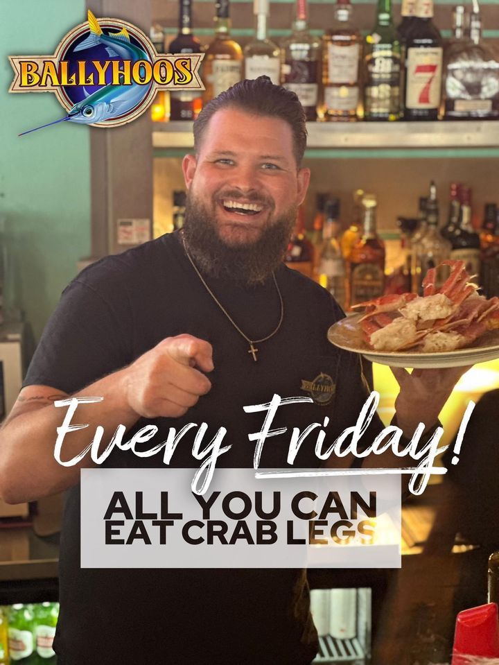 Ballyhoos: All You Can Eat Crab Legs Friday!, 2865 Lynnhaven Drive ...