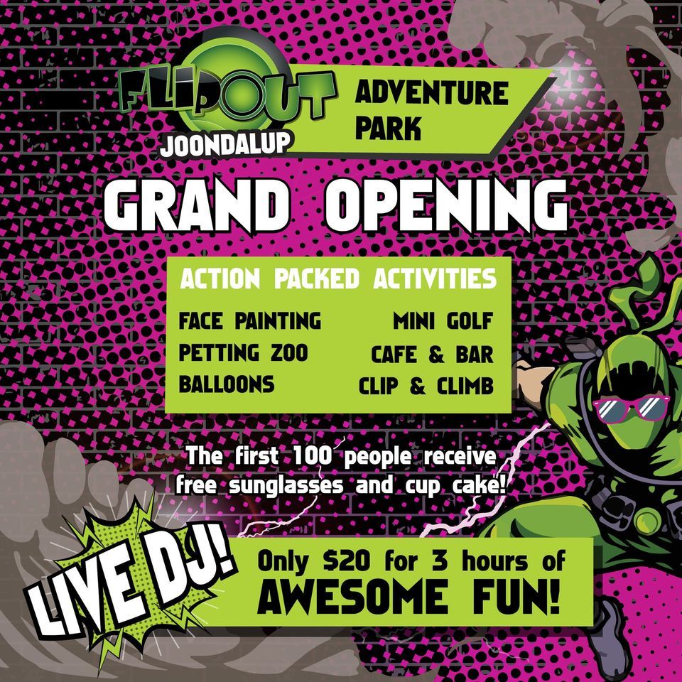 Flip Out Joondalup GRAND OPENING Flip Out Joondalup 21 August 2022 flip-out-joondalup-grand-opening-flip-out-joondalup-21-august-2022