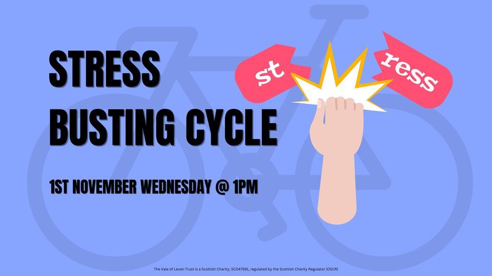 Stress Busting Cycle, Vale of Leven Trust, Alexandria, 1 November 2023 ...
