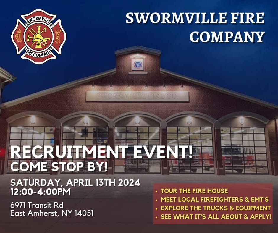 Swormville Fire Company Recruitment Event, Swormville Fire Company ...
