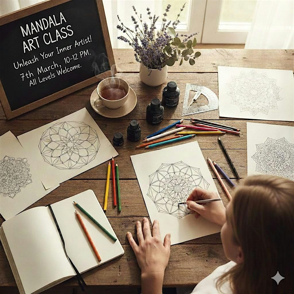 Mindful Mandala Drawing: Relax, Create & Unwind, Moordown Community ...