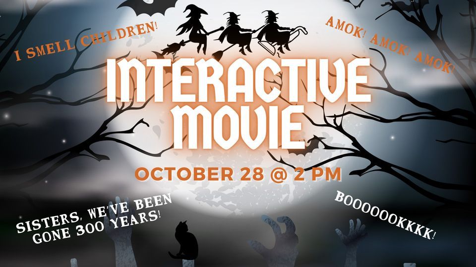 October Interactive Movie, East Hills Library, Saint Joseph, October 28 ...