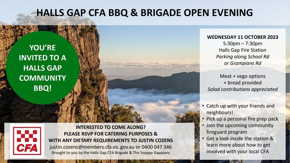 Hall Gap CFA Open Day,, 78 Grampians Rd, Halls Gap VIC 3381, Australia ...