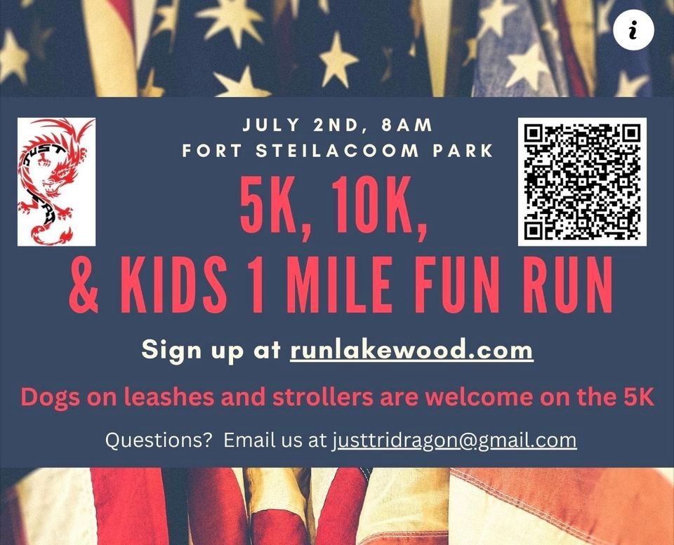 Just TRI 5K/10K/Kids 1 Mile Fun Run/Walk, Fort Steilacoom Park ...