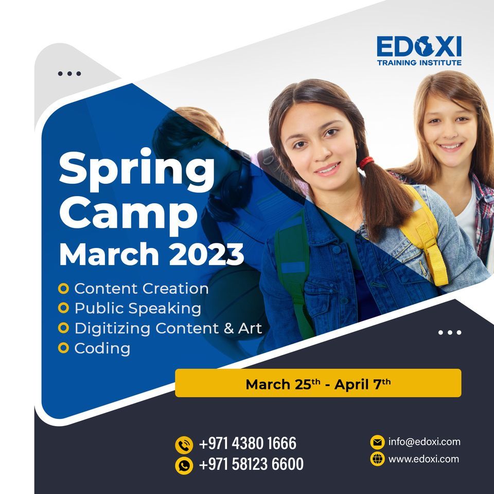 Spring Camp 2023, Edoxi Training Institute, Dubai, 25 March 2023 ...