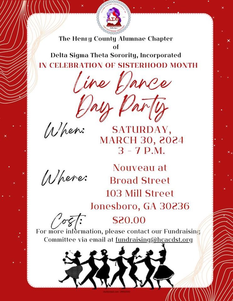 Sisterhood Month Line Dance Day Party, 103 W Mill St, Jonesboro, GA ...