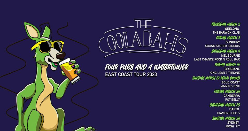 The Coolabahs - Four Pubs and a Watertower Tour - Melbourne - The Last ...