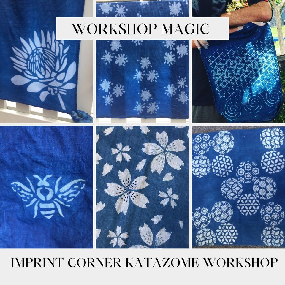 Brisbane : Introduction to Katazome (Rice Paste resist) & Indigo Dyeing ...