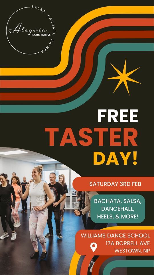 Free Taster Day!, Williams Dance School, New Plymouth, 3 February 2024 ...