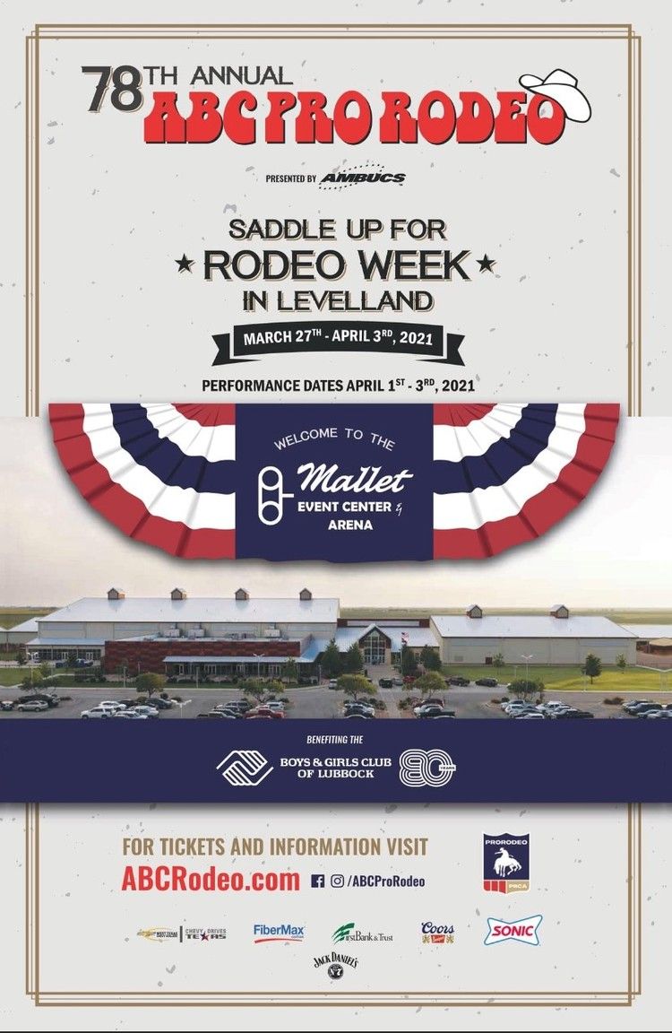 ABC Pro Rodeo at Mallet Event Center, Mallet Event Center, Levelland, 3 ...