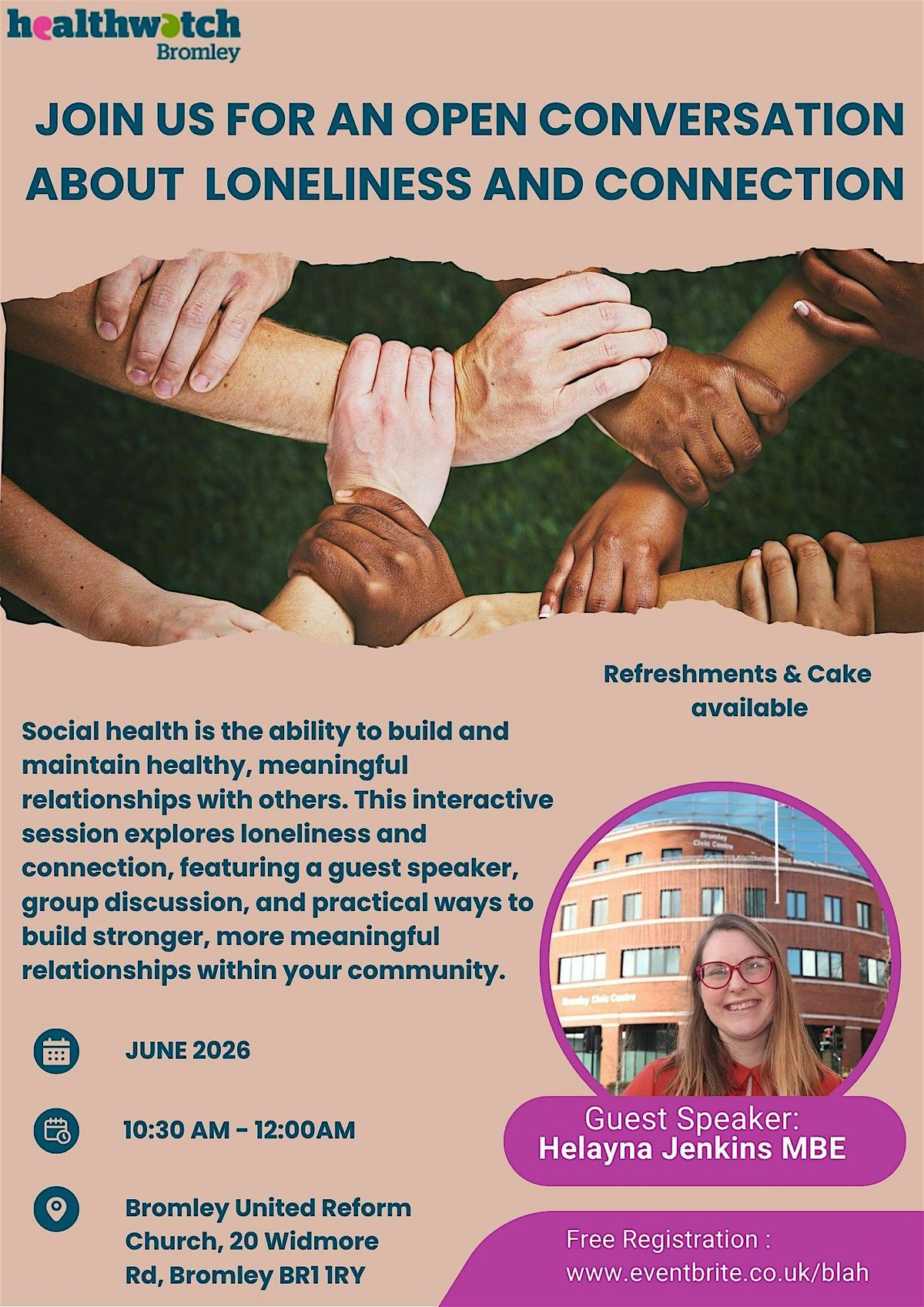 Connection Matters, Bromley United Reformed Church, 5 June 2026 | AllEvents