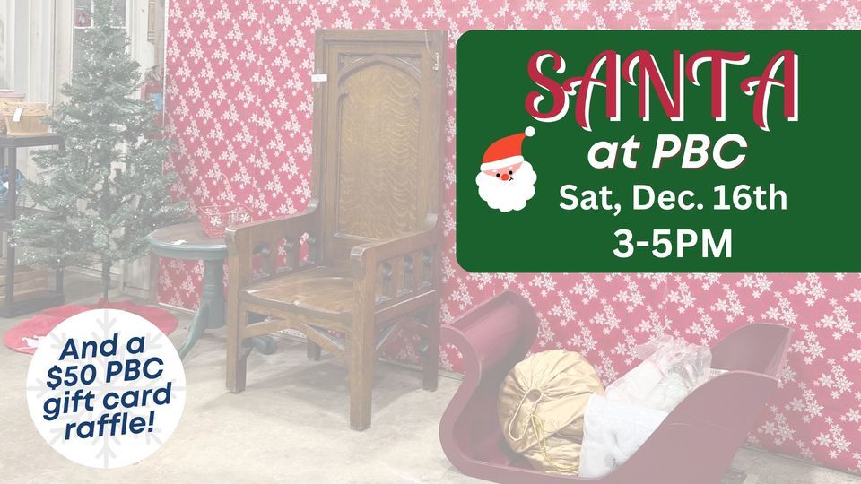 Santa at PBC! ??, Peach Bottom Consignment, Rising Sun, 16 December ...