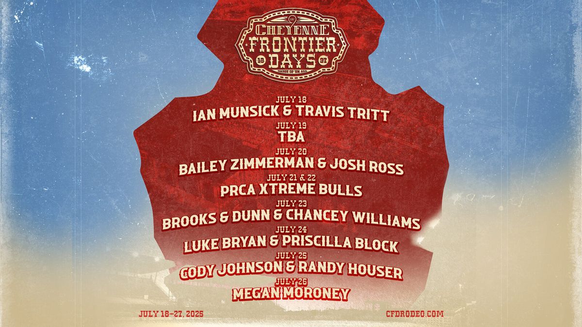 Frontier Nights: Luke Bryan & Priscilla Block, Cheyenne Frontier Days Arena, 23 July 2025 ...