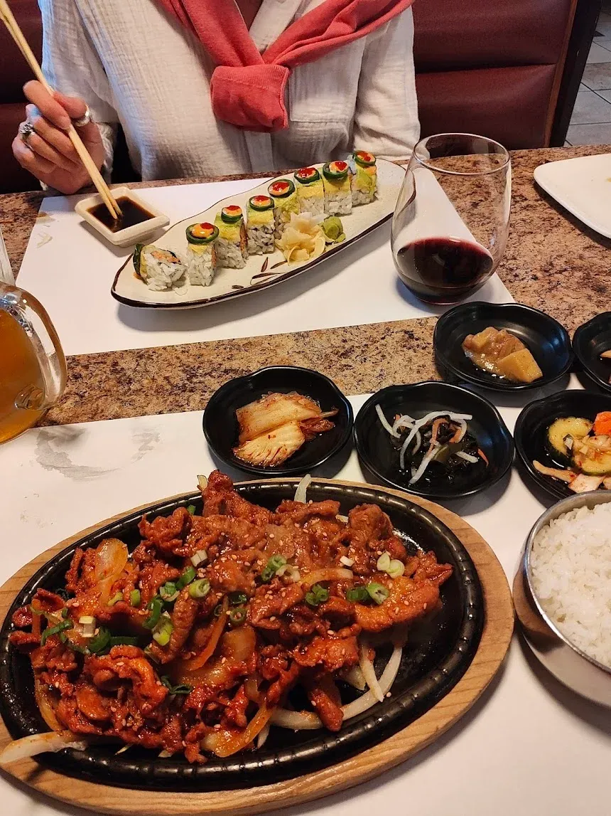 Dinner at SIMA, Sima Korean-Japanese Restaurant, Dayton, 20 October ...