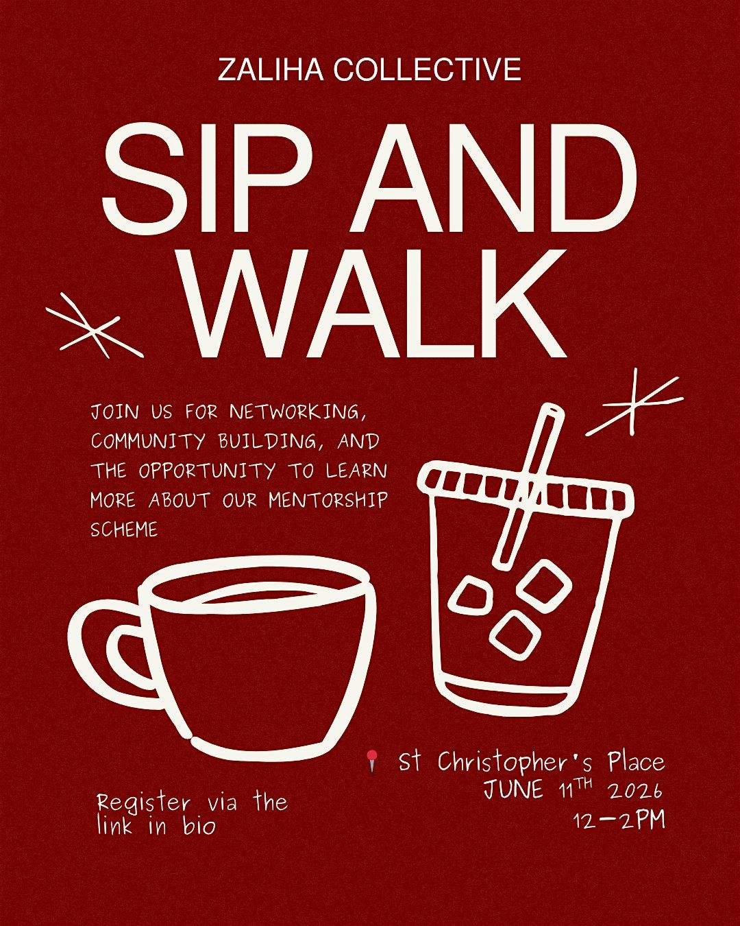 Zaliha Collective: Sip and Walk – Things to Do in London | AllEvents