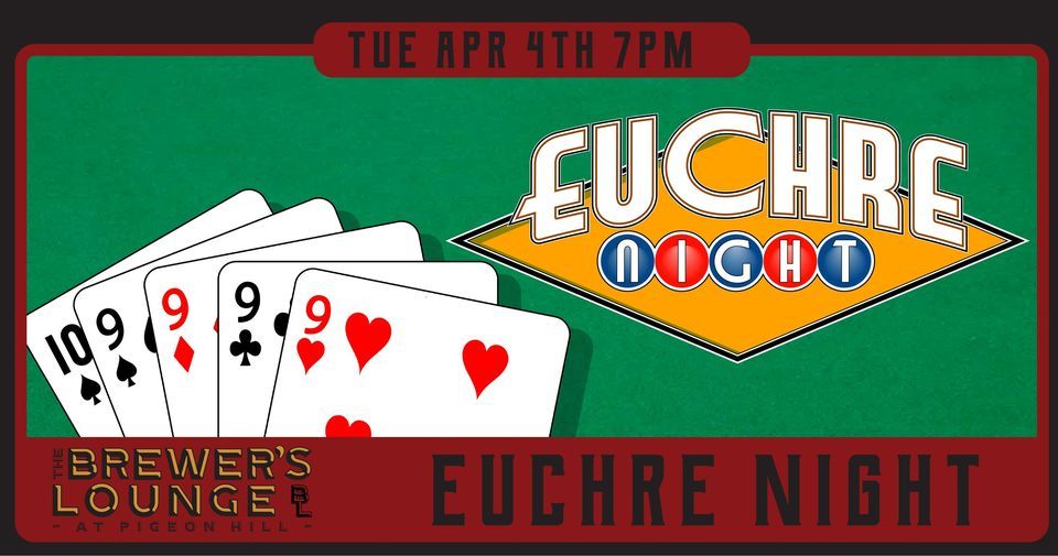 Euchre Night, The Brewer's Lounge At Pigeon Hill, Muskegon, 4 April ...