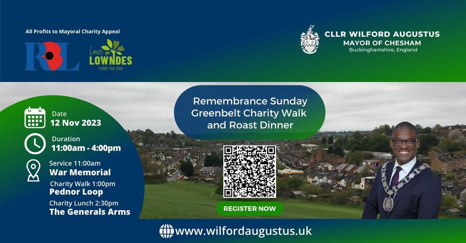 Mayor of Chesham Remembrance Sunday Greenbelt Charity Walk and Roast ...