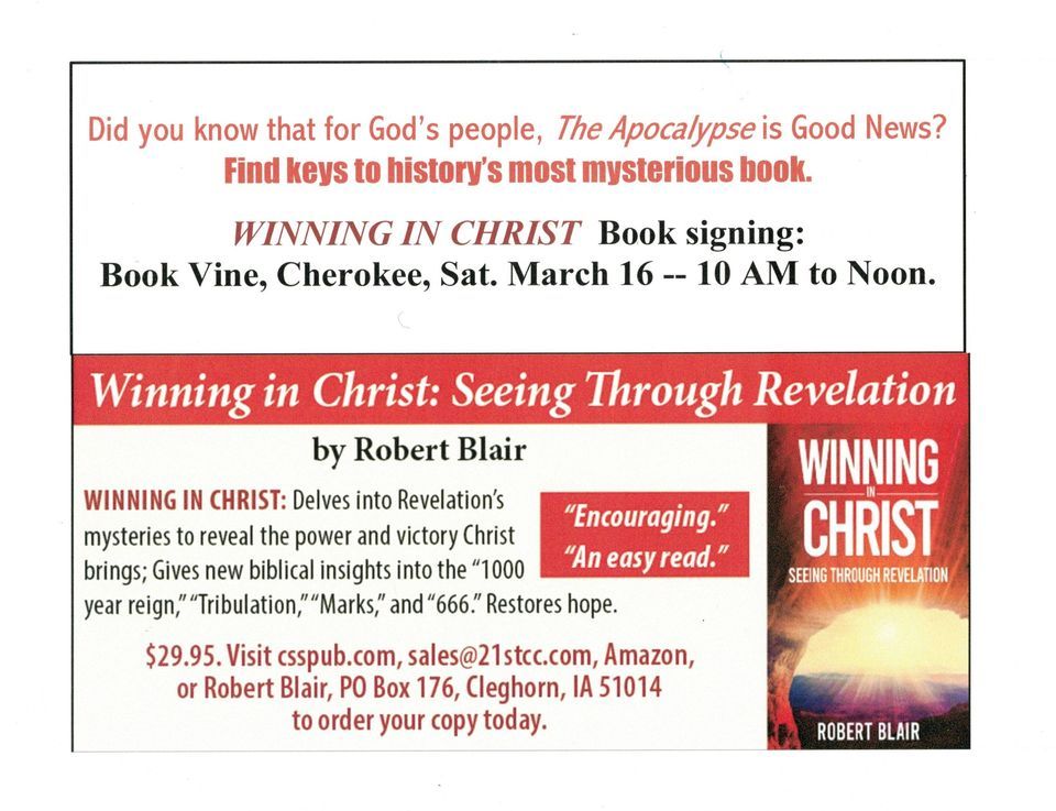 Winning in Christ: Seeing Through Revelation by Robert Blair Book ... Winning in Christ: Seeing Through Revelation by Robert Blair Book ...