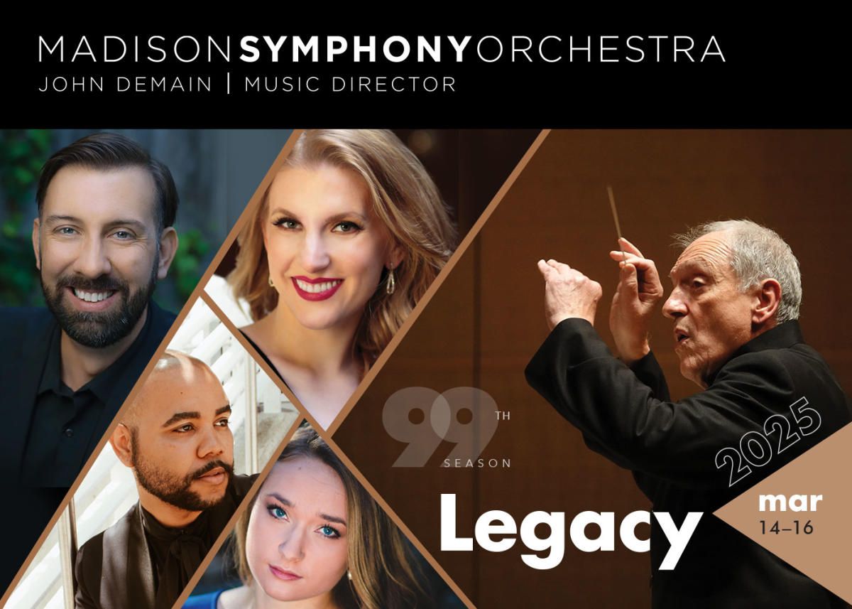 Madison Symphony Orchestra - Legacy at Overture Center - Overture Hall ...