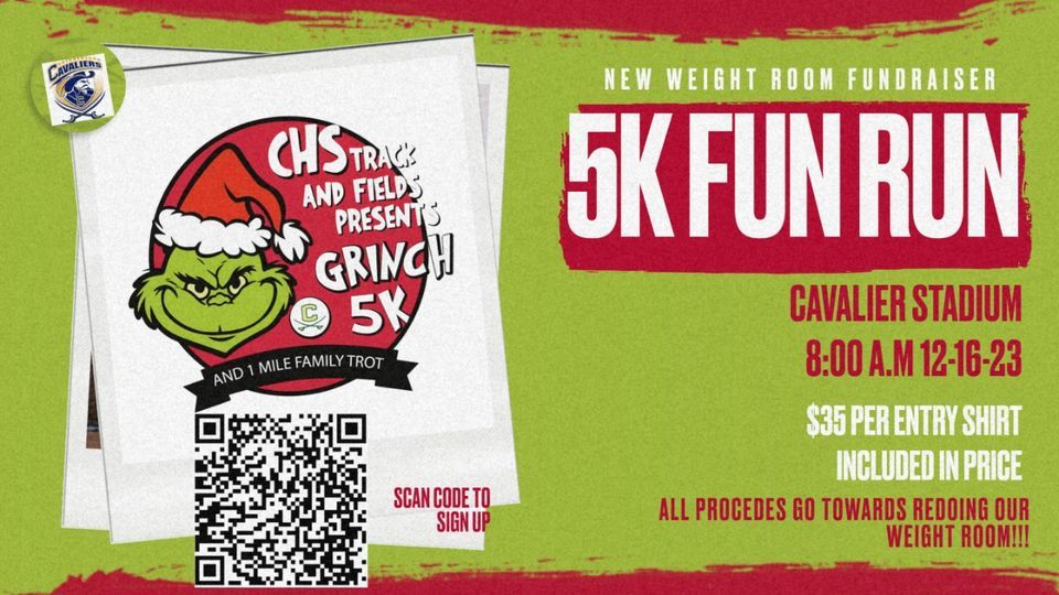 Annual Cuthbertson Grinch 5K , Cuthbertson High School, Indian Trail ...