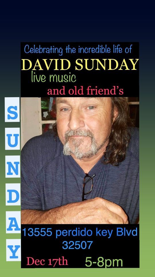 The Incredible Life of David Sunday Memorial Celebration , Purple ...