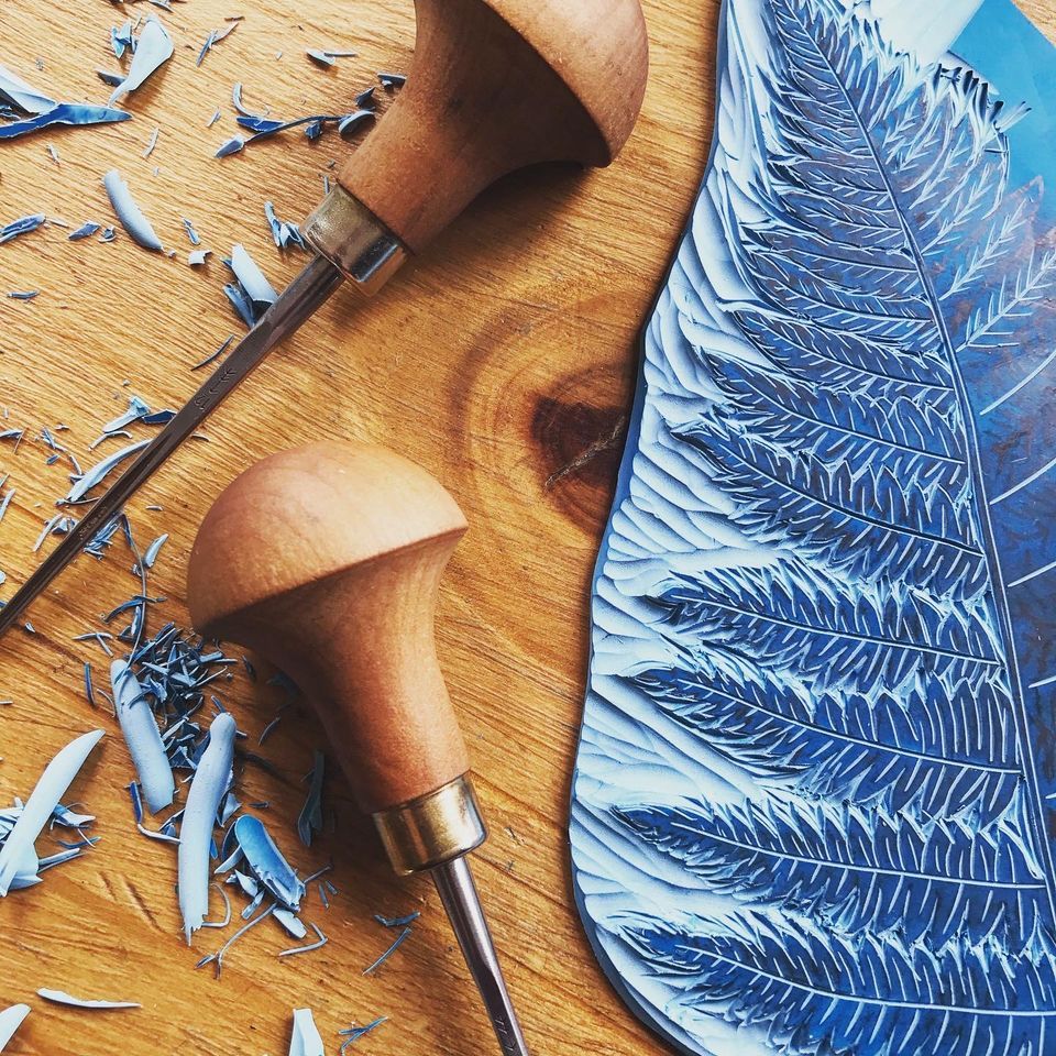 An Introduction to Linocut Printmaking with Jill Dunn, Art Classes at Stable Art Cornwall ...