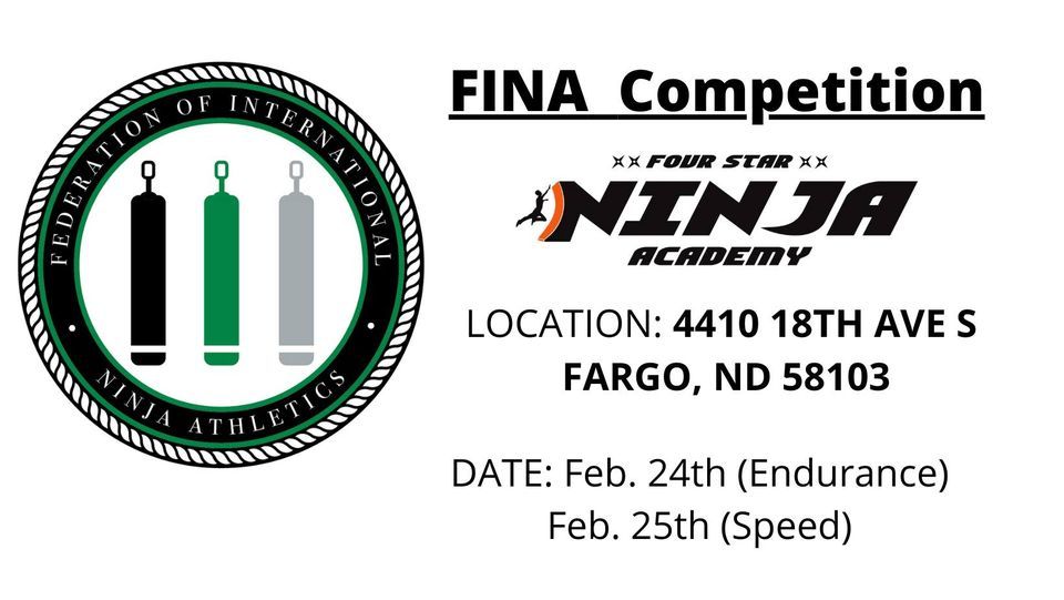 FINA QUALIFIER - Ninja Competition, Four Star Ninja Academy, Fargo, 24 ...