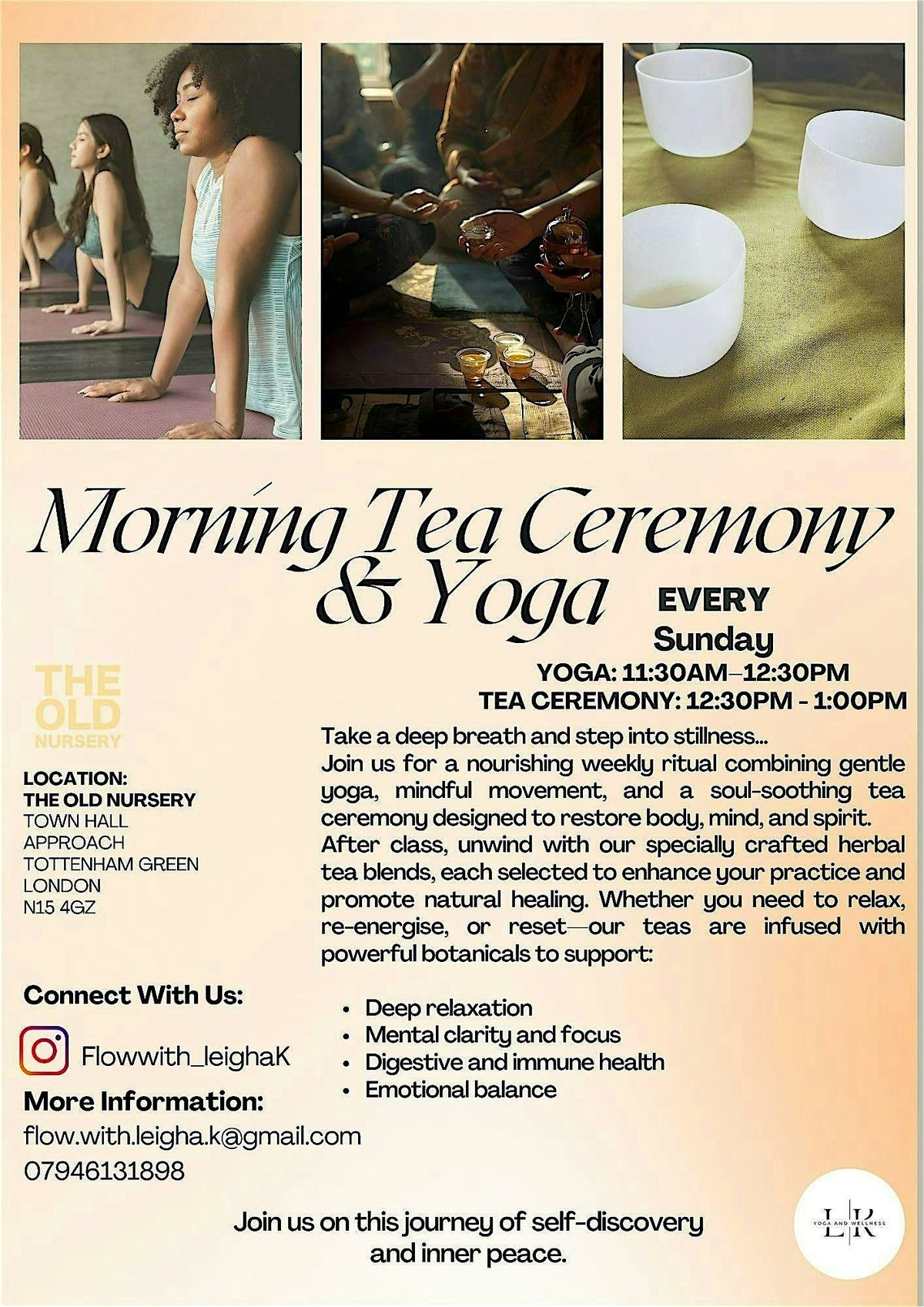 Morning Tea Ceremony & Yin Yoga: Reset, Restore & Relax, The Old ...