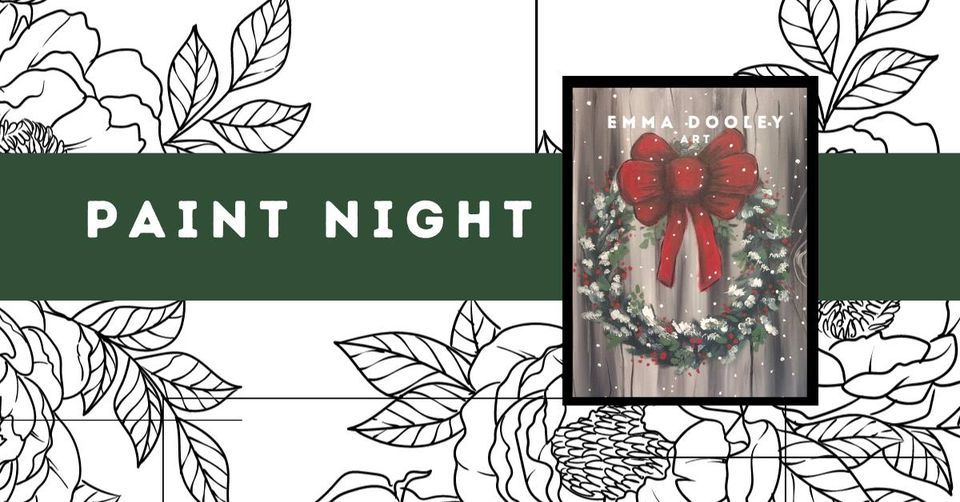 Paint Night - Wreath, Ninepenny Brewing, Conception Bay South, November ...