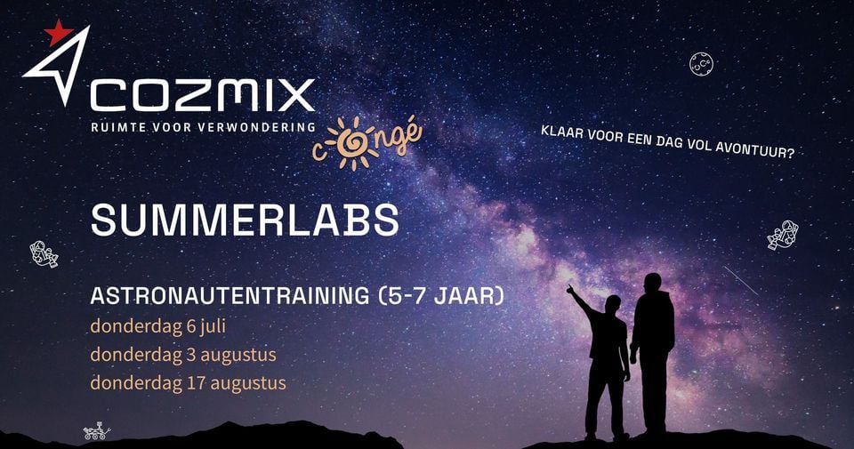 SummerLabs Astronautentraining, Cozmix, Brugge, 6 July 2023 | AllEvents.in