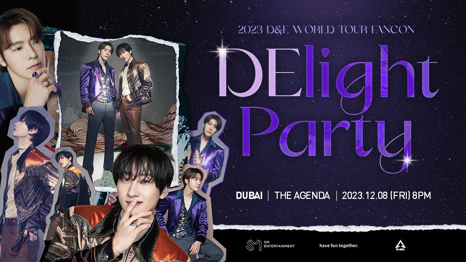 2023 D&E World Tour FanCon - [DElight Party] In Dubai, The Agenda ...