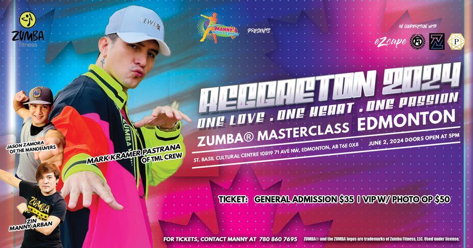 Reggaeton 2024 YEG Feat. Zumba Masterclass w/ Mark Kramer & Jason Zamora, w/ Manny Arban & YEG ...