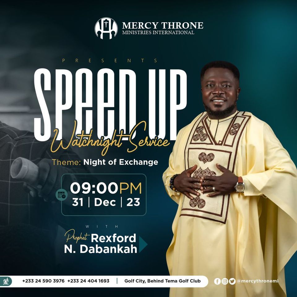 Speed Up Watchnight Service, Mercy Throne Ministries International ...