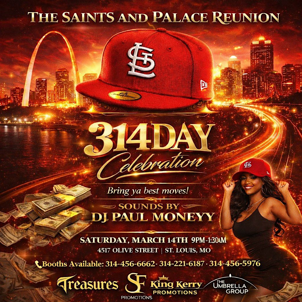 (314 Day) The Saints And Palace Reunion, Treasures, St. Louis, 14 March ...