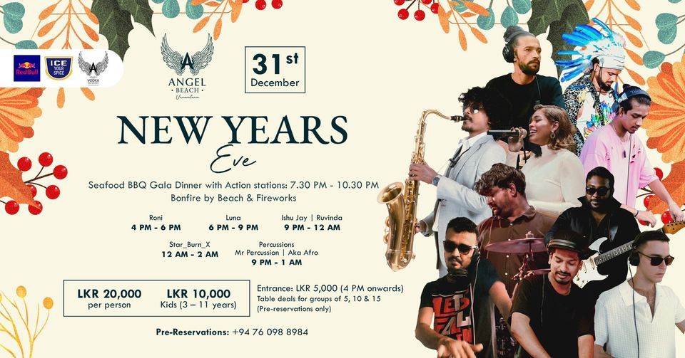 Angels NYE ??, Angel Beach Unawatuna, Galle, 31 December 2023 | AllEvents
